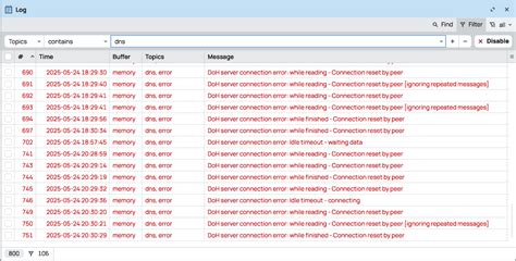 At Mikrotik Router Received A Messages Doh Server Connection Error While Finished Connection