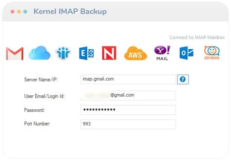 IMAP Email Backup Tool To Backup IMAP Emails Locally From IMAP Servers
