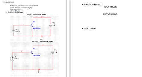 Solved Output Circuit Simulation Result Input Result 4