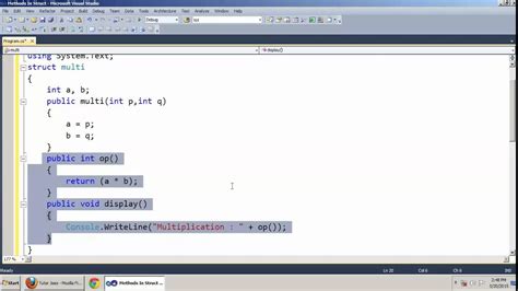 Methods In Struct In Cnet Tamil Youtube
