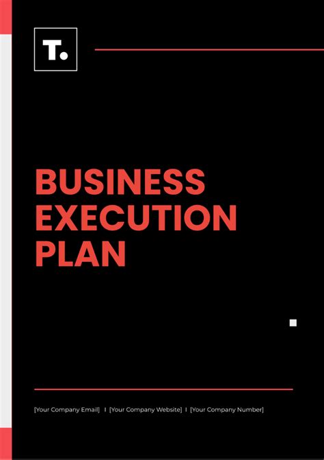 Free Business Execution Plan Template To Edit Online