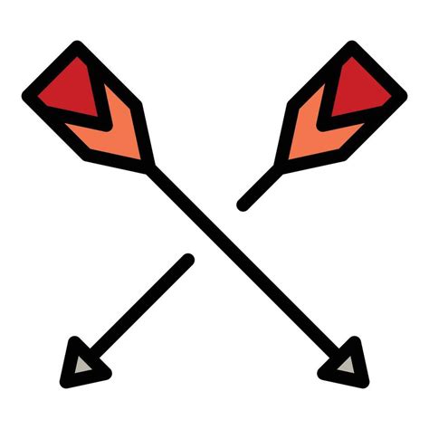 Crossed Arrows Icon Vector Flat Vector Art At Vecteezy