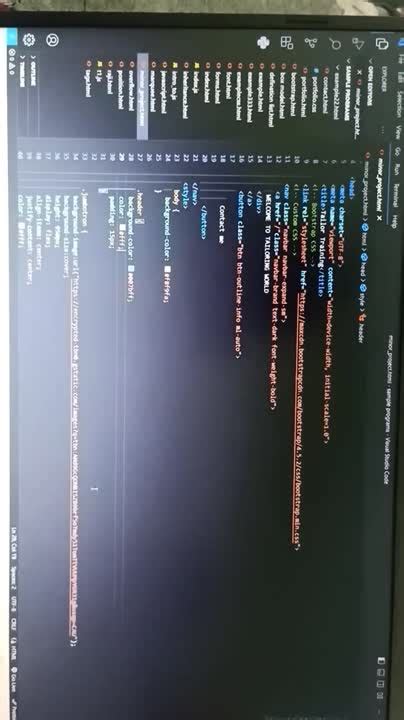 Rajini Bondala On Linkedin Html Css Bootstarp Codsoftinternship