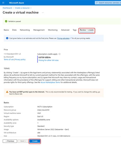 Deploying A Windows Server Virtual Machine In Microsoft Azure