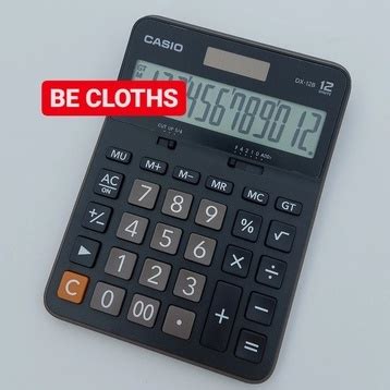 Jual Casio DX 12B Kalkulator Desktop Meja Office 12 Digits DX 12 B Shopee Indonesia
