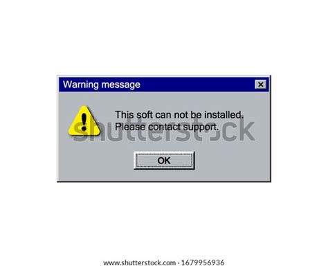 Thousand Computer Warning Message Royalty Free Images Stock Photos Pictures Shutterstock