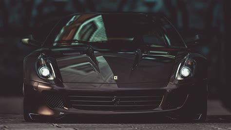 Ferrari Black Wallpapers Wallpaper Cave