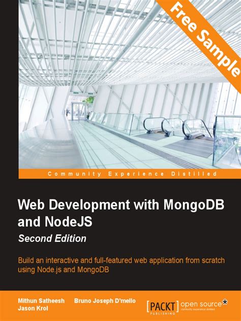 Web Development With Mongodb And Nodejs Second Edition Sample