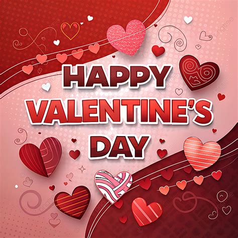 발렌타인의 낭만적인 사랑 마음 벽지 사랑 행복하다 마음 배경 일러스트 및 사진 무료 다운로드 Pngtree