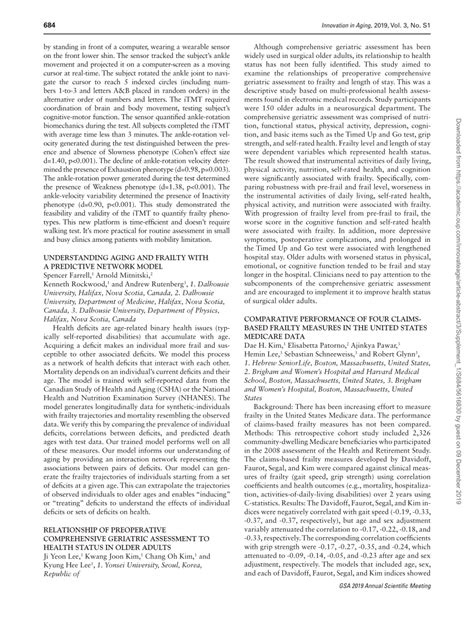 Pdf Understanding Aging And Frailty With A Predictive Network Model