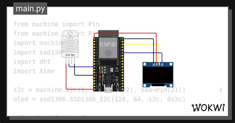 Sistem Pemantauan Suhu Dan Kelembaban Dengan Oled Display Wokwi Esp32 Stm32 Arduino Simulator