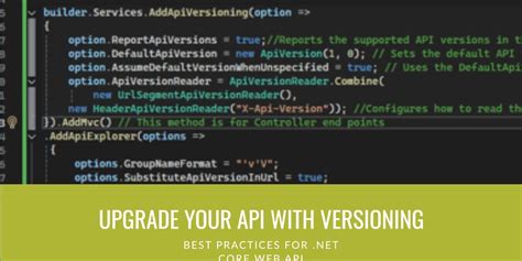 Api Versioning In Net Core Dev Community