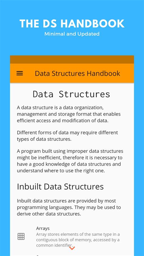 data structures handbook apk for android download