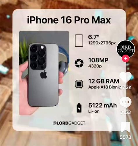 Bocoran Spesifikasi Iphone 16 Pro Max Produk Apple Yang Viral Di
