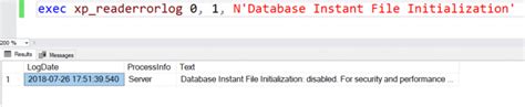 Sql Server How To Check If Instant File Initialization Enabled Or Not Sql Authority With