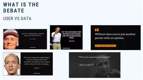 User Vs Data How To Make Product Decision Ppt
