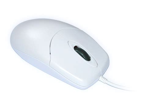 IP68 Washable Scroll Wheel Mouse White MS 034 WH ST The Keyboard Company