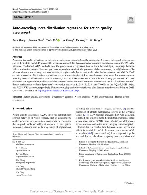 auto encoding score distribution regression for action quality assessment