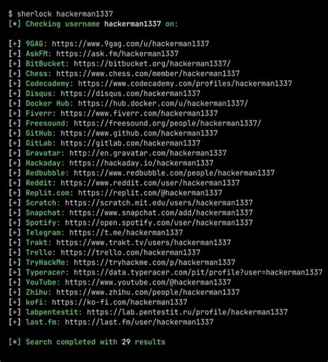 Osint Cybersecurity Ethicalhacking Sherlock Syed Muneeb Shah
