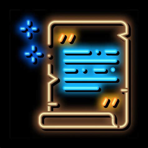 Church Sacred Document Neon Glow Icon Illustration 17774056 Vector Art