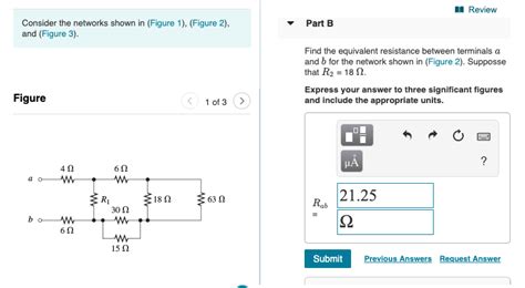 Solved 1 Review Part B Consider The Networks Shown In