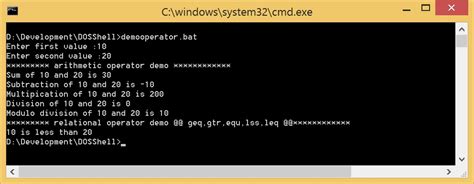 Programming Dos Shell Codeproject