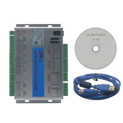 3 4 Axis Cnc Mach3 Usb Motion Control Card Breakout Board 4 Axis Cnc Breakout Board