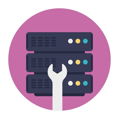 Hosting Servers Placed In A Place Data Center Concept 27204861 Vector Art At Vecteezy