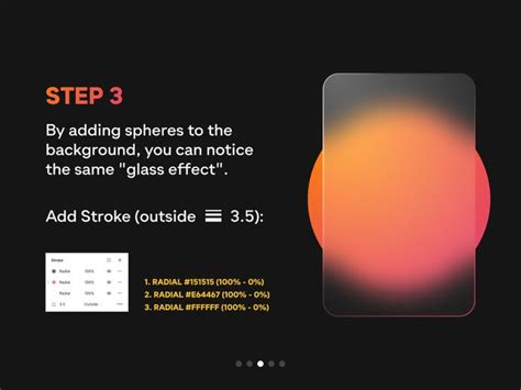 how to create a glass effect card guide web graphic design app