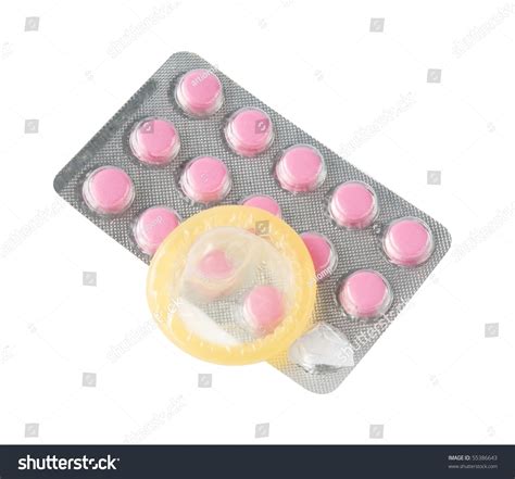 Condom Pills Sex Education Theme Stock Photo 55386643 Shutterstock
