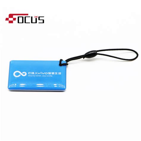 Rfid Iso14443a 13 56mhz Nfc Keychain Rfid Epoxy Card Keychain And Epoxy Card