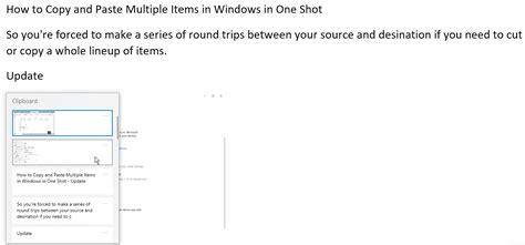 How To Copy And Paste Multiple Items In One Shot In Windows 10 Pcmag