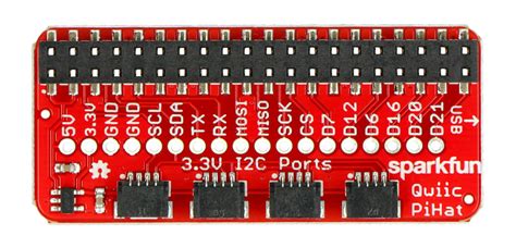 Sparkfun Qwiic Cap Mütze Für Raspberry Pi Botland Robotikgeschäft