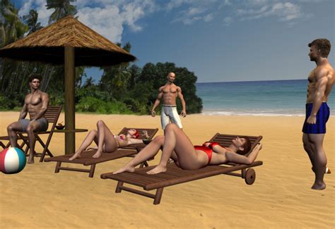 Hentai Busty 3d Ass Beach Big Breasts Cheating Wife Housewife