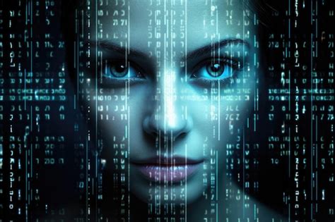 Premium Photo Digital Transformation Concept Binary Code Artificial