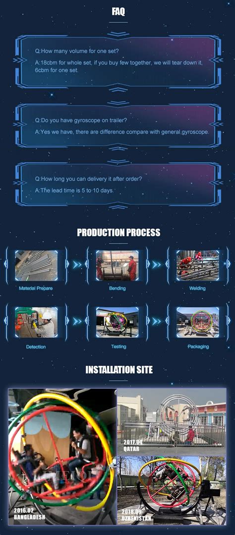 Ce 승인 흥미 진진한 게임 야외 전자 인간의 기계 자이로 스코프 Funfair 장비 타기 자동 자이로 스코프 타기 Buy 유원지 핫 세일 기계식 자이로 스코프공원