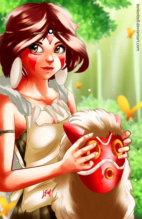 Princess Mononoke Fan Art By Lenlenbell On Deviantart