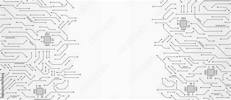 Electronic Vector Illustration Abstract Modern Digital Science