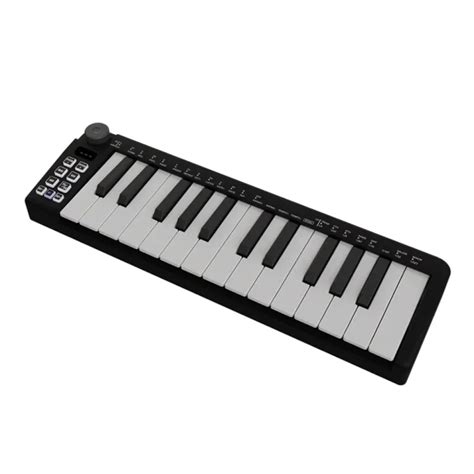 25 Key Usb Midi Keyboard Controller Mini Portable Keyboard Midi Controller With Smart Chord