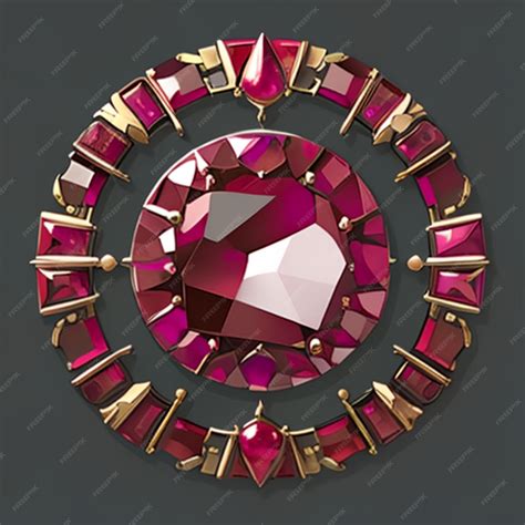 Premium Photo Ruby Model For Game Ideas Or Jewelry Making