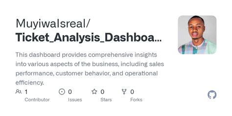 Github Muyiwaisreal Ticket Analysis Dashboard This Dashboard Provides Comprehensive Insights