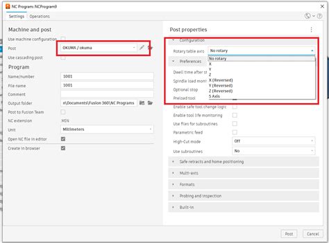 Solved Okuma 4axis Post Processor Request Autodesk Community