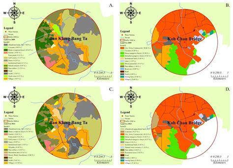 Land Use Within 2 Km Buffer Zone From Both Of The Stations Examined