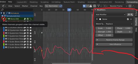 Animation F Curve Modifier Editor Not Showing Blender Stack Exchange