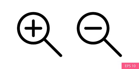 웹 사이트 디자인 앱 Ui 흰색 배경에서 격리된 라인 스타일 디자인의 벡터 아이콘을 확대 또는 늘키거나 축소하거나 줄입니다 편집
