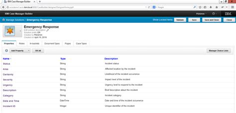 defining the ers prototype with ibm case manager builder download