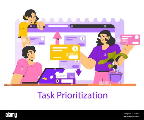 This Illustration Captures The Concept Of Task Prioritization In A