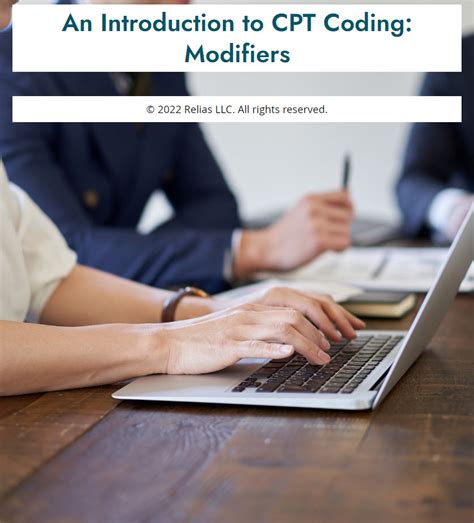 An Introduction To Cpt Coding Modifiers Relias Academy