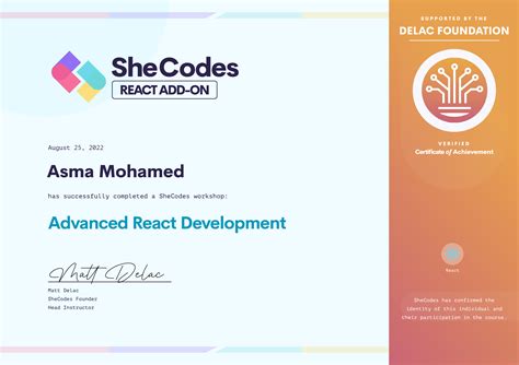 Asma Mohamed Shecodes Profile Shecodes