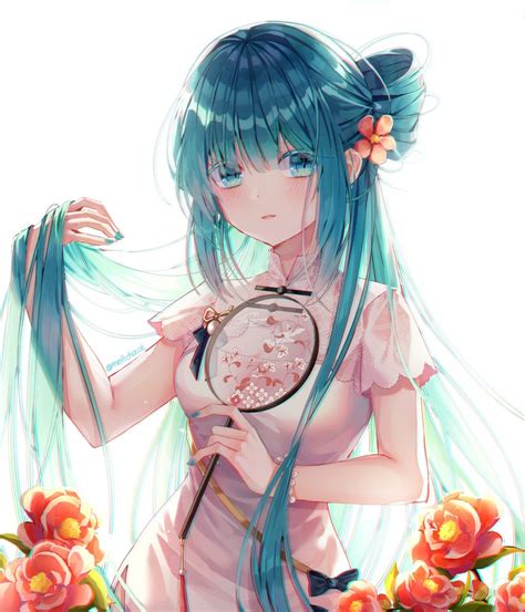 Hatsune Miku And Shaohua Hatsune Miku Vocaloid Drawn By Minttchocok Danbooru